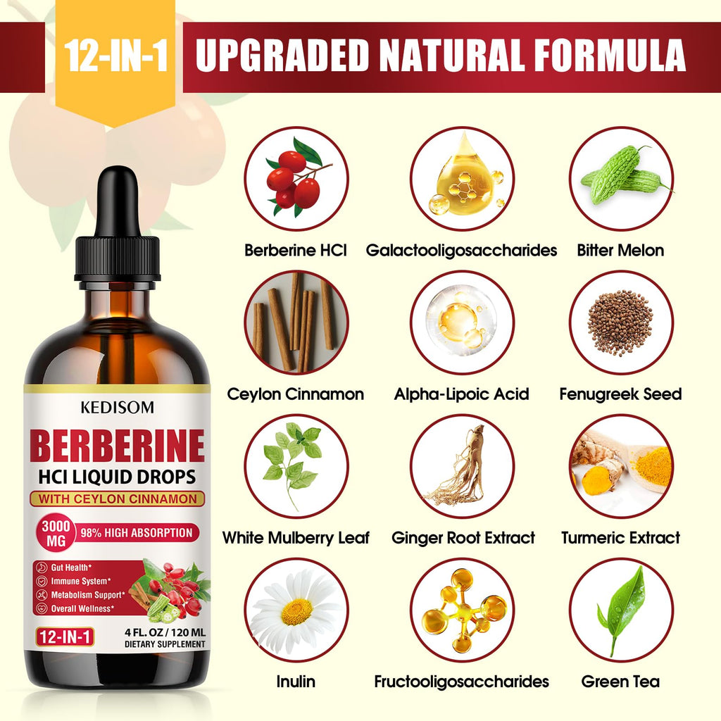 High potency berberine for wellness