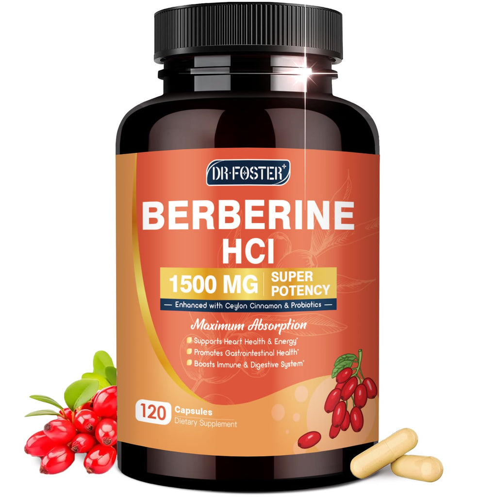 high potency berberine HCl capsules