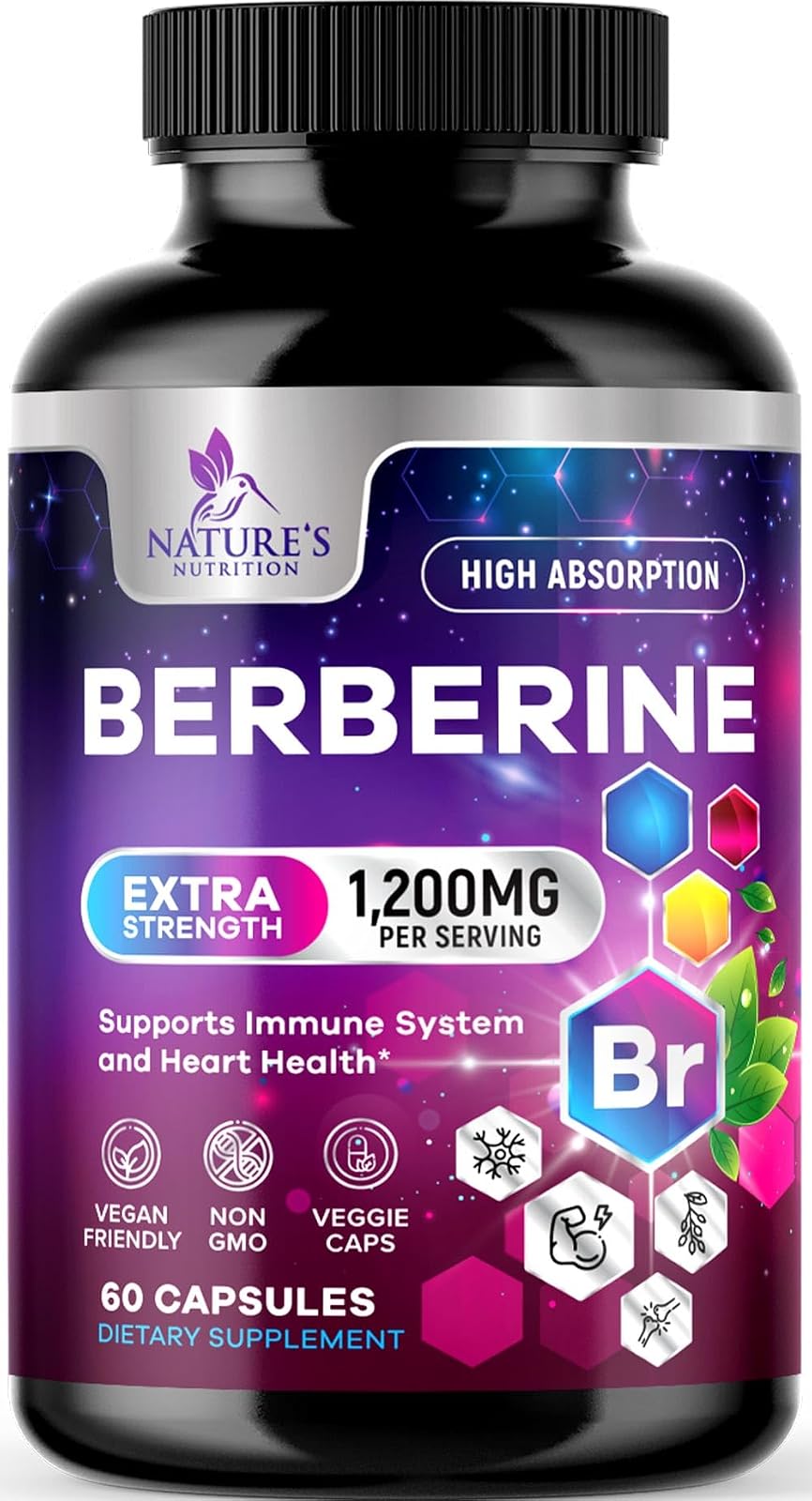 high potency berberine HCl capsules