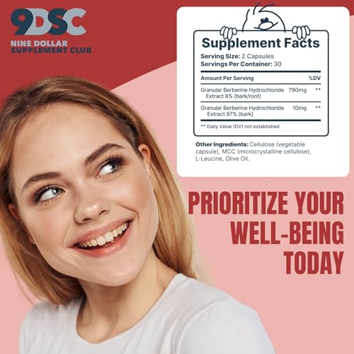 high potency berberine HCL formula
