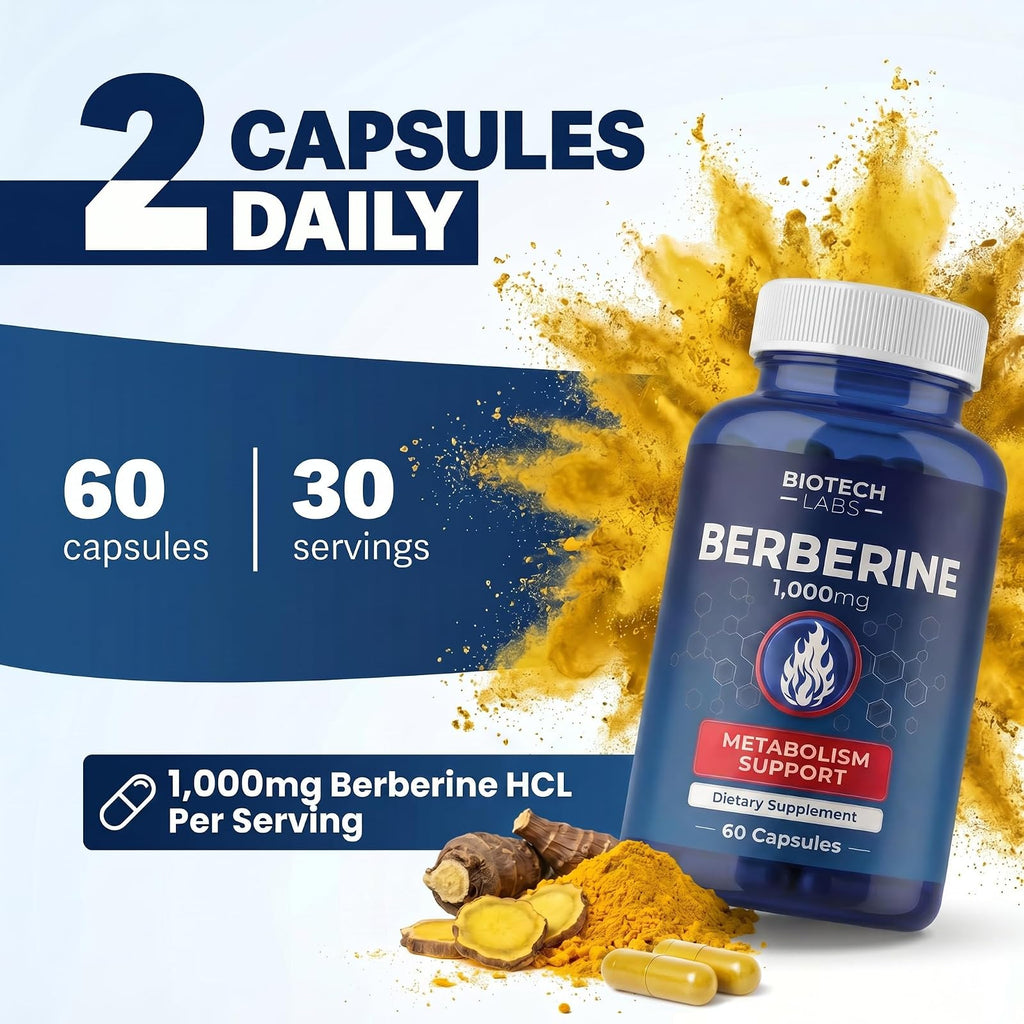 High potency Berberine supplement