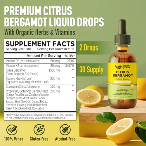 High potency bergamot extract 1000 mg