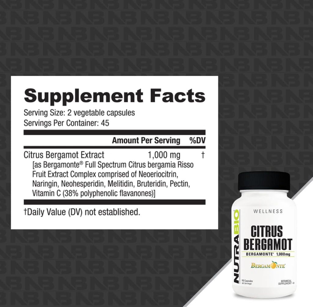 high potency bergamot extract capsules