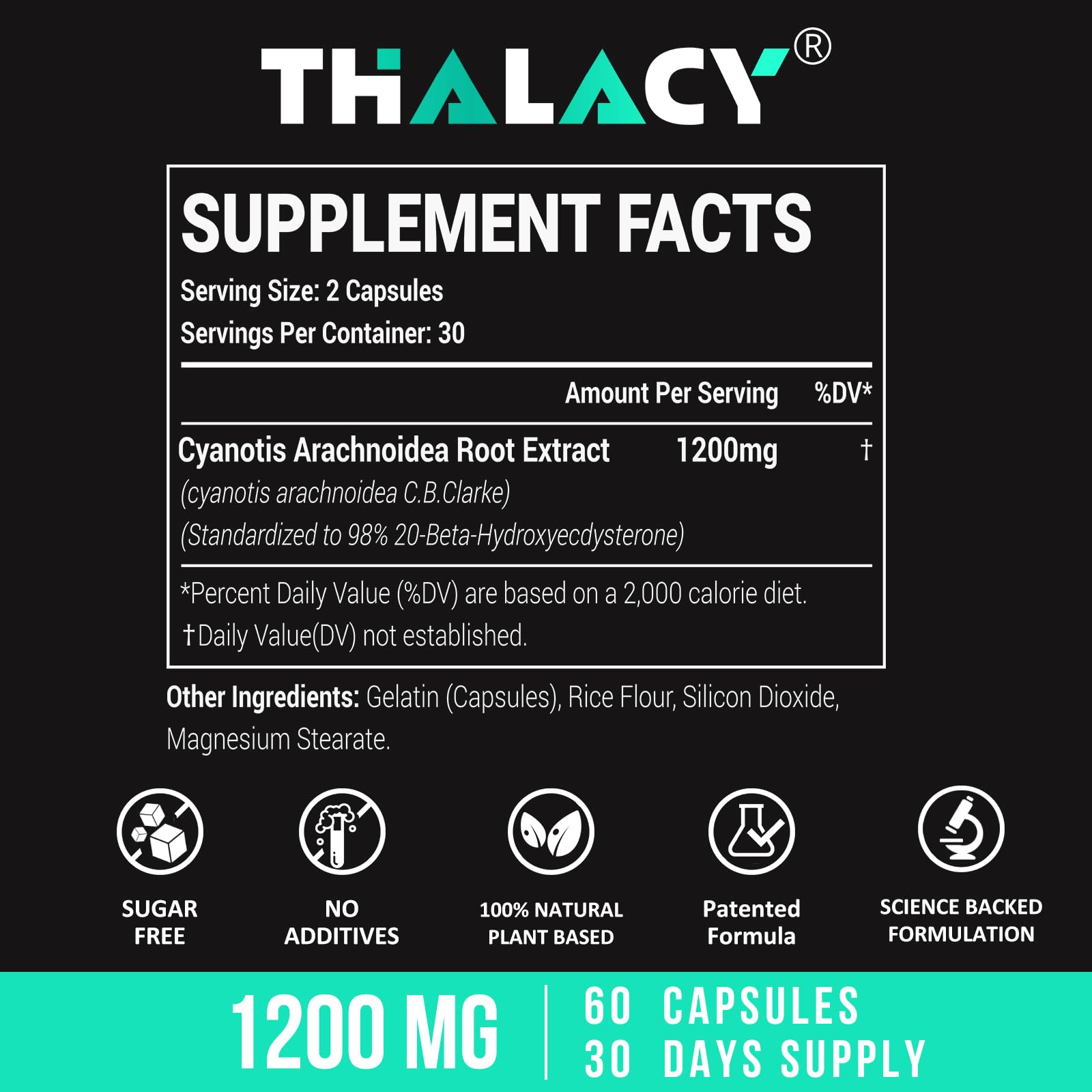 High potency Beta Ecdysterone for muscle growth