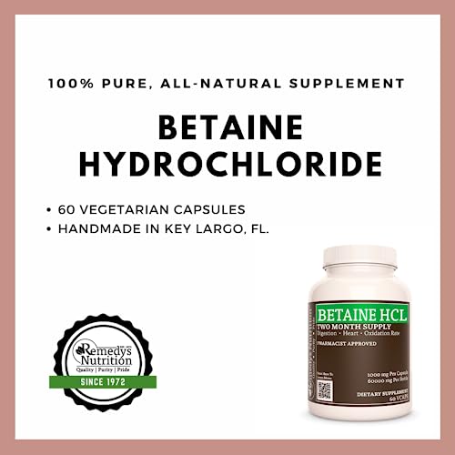 High potency betaine HCL formula
