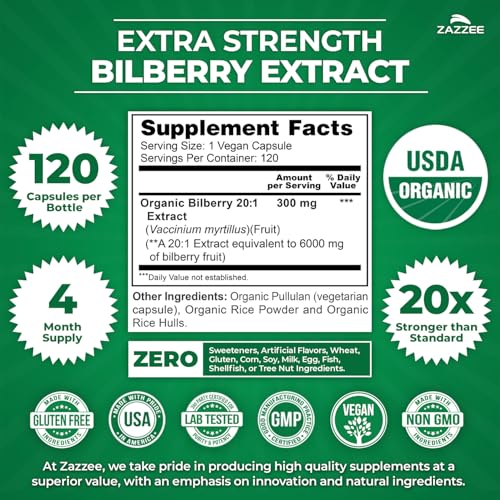 high potency bilberry 20:1 extract