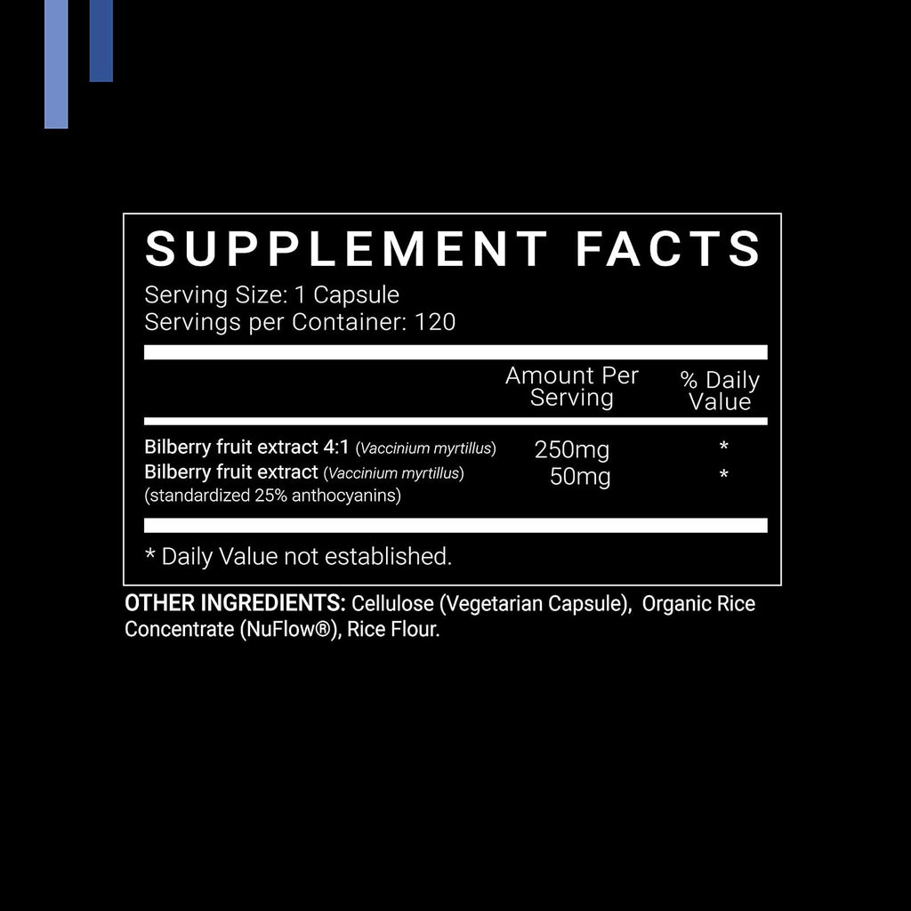 high potency bilberry extract 1000 mg