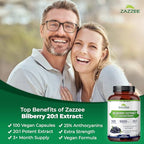 High potency bilberry extract capsules