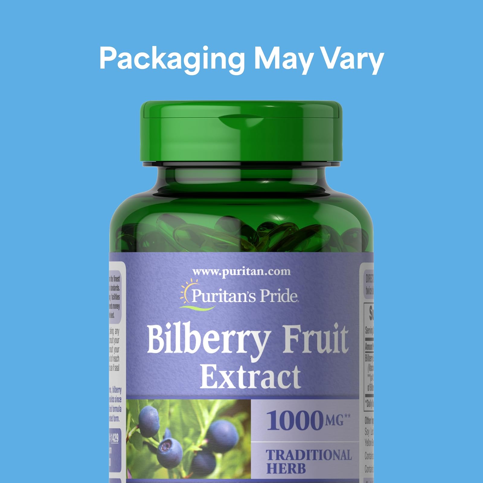 high potency bilberry softgels