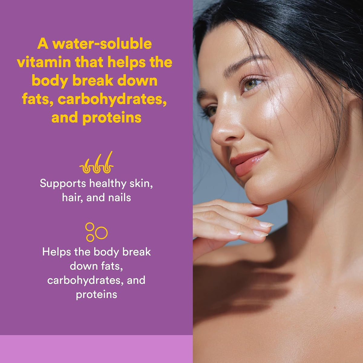 High potency Biotin 10000 mcg capsules