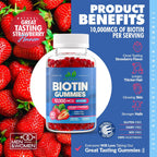 High potency biotin 10000 mcg gummies