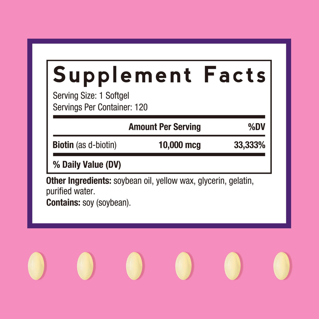 high potency biotin 10000 mcg supplement