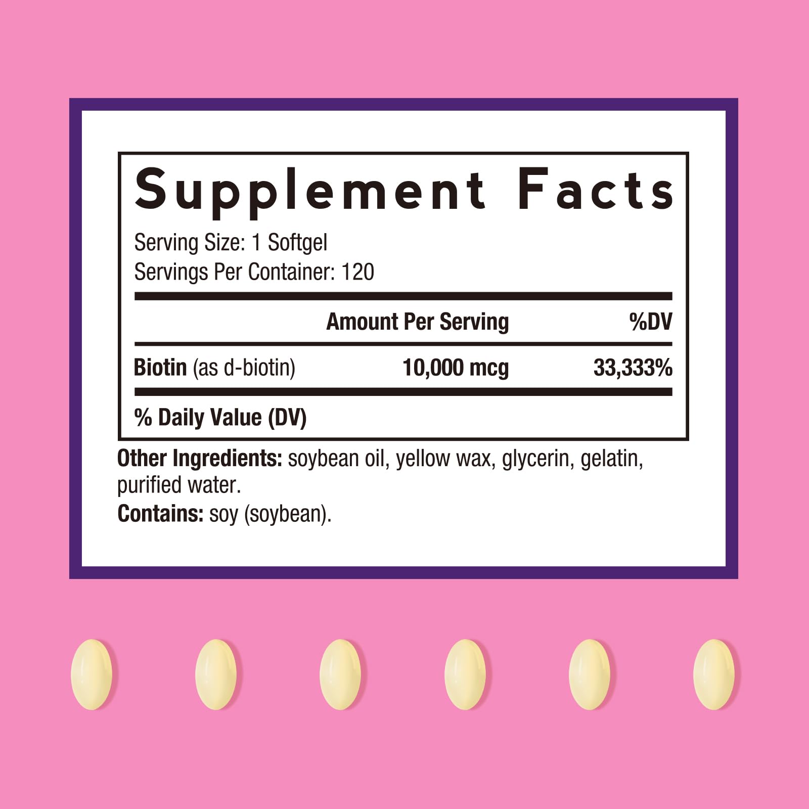 high potency biotin 10000 mcg supplement