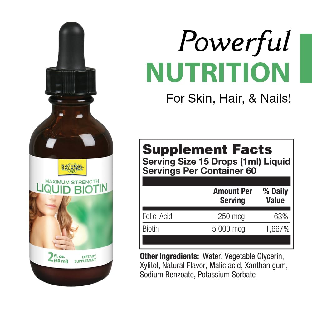 High potency biotin 5000 mcg formula