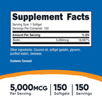 high potency biotin 5000 mcg supplement