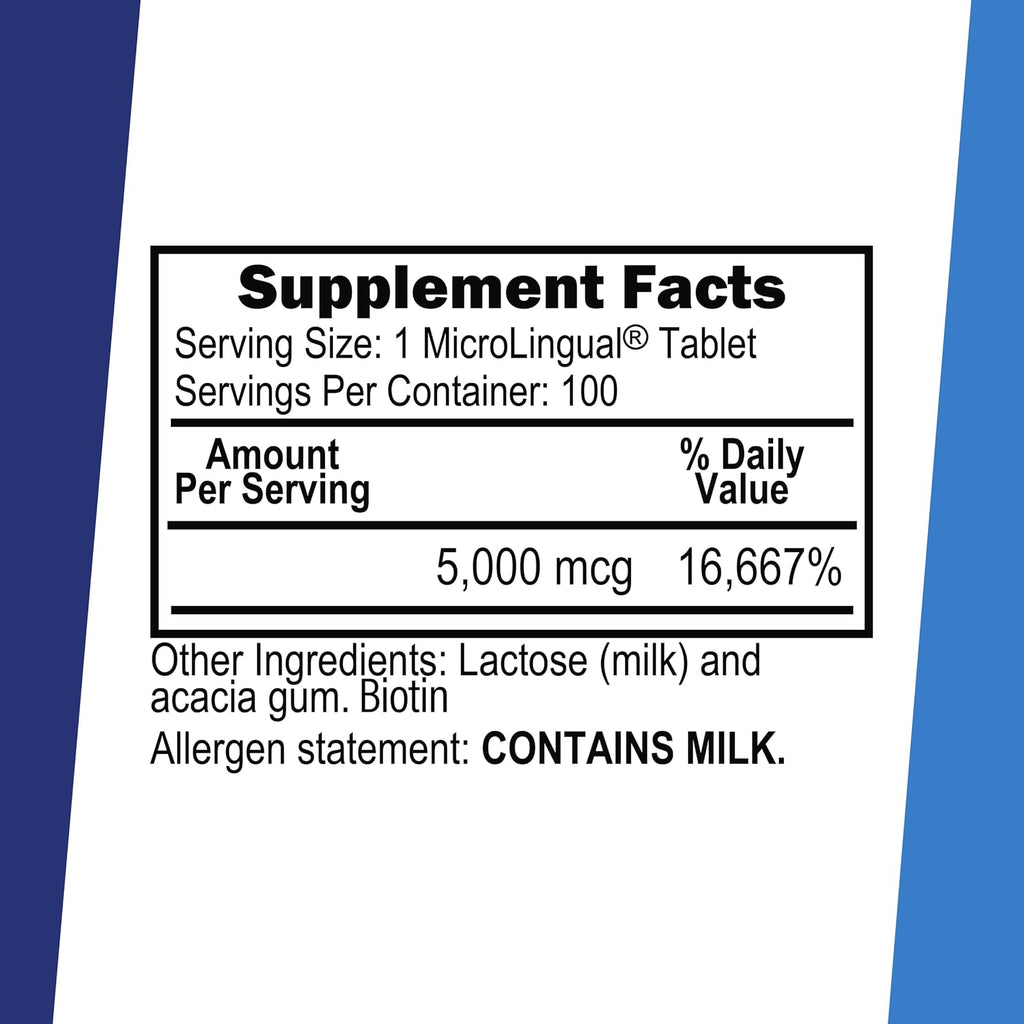 high potency biotin 5000 mcg
