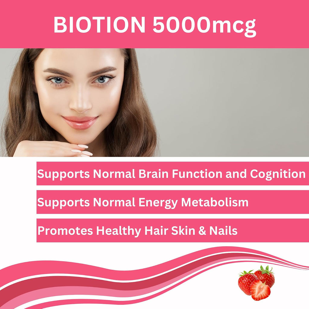 High potency biotin 5000 mcg