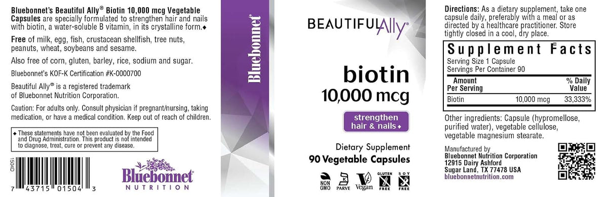 high potency biotin capsules for beauty