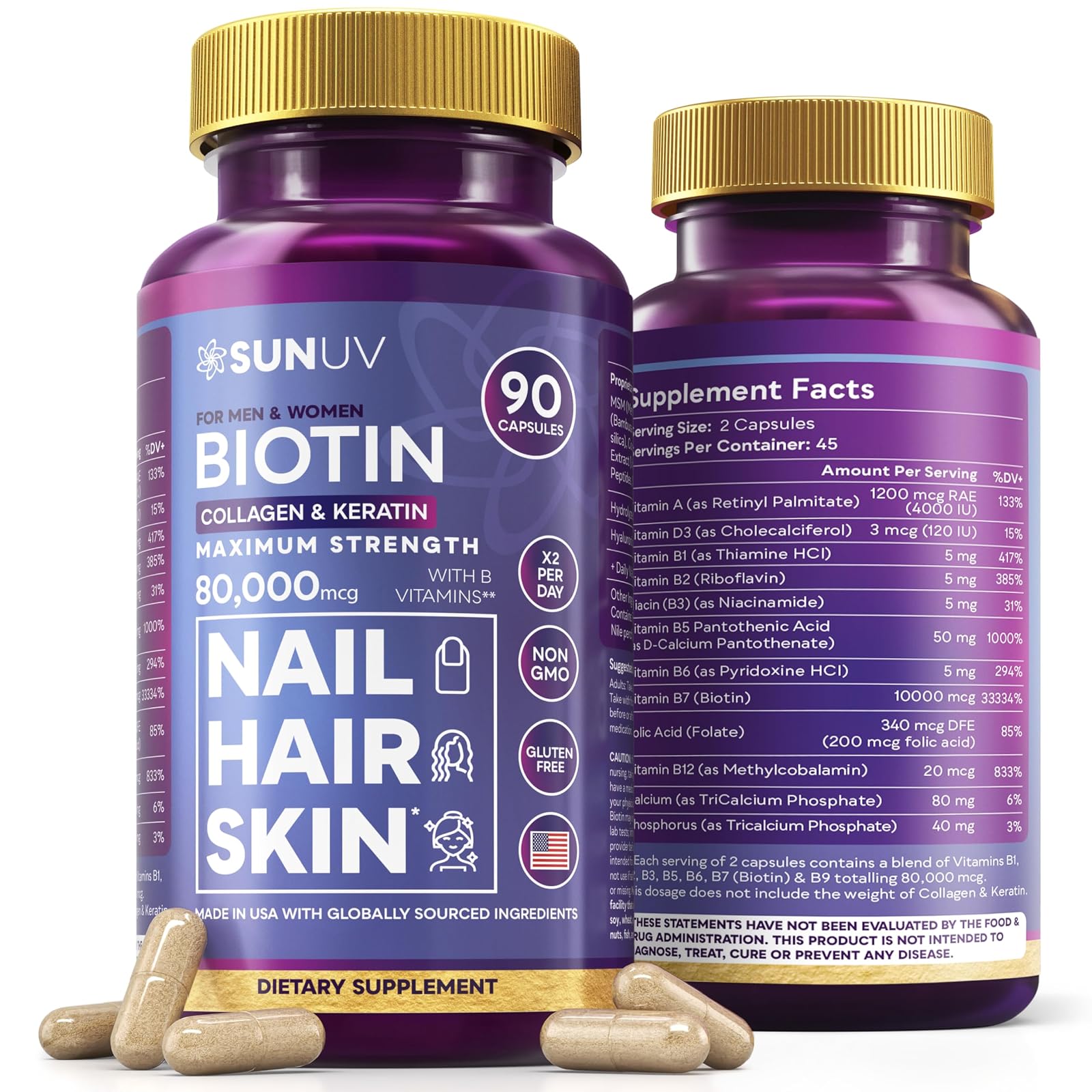 high potency biotin capsules