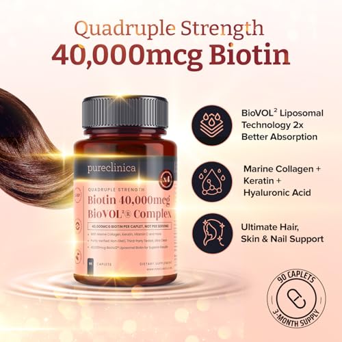 High potency biotin for hair growth