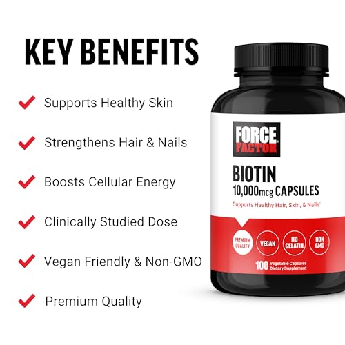 High potency biotin for hair growth