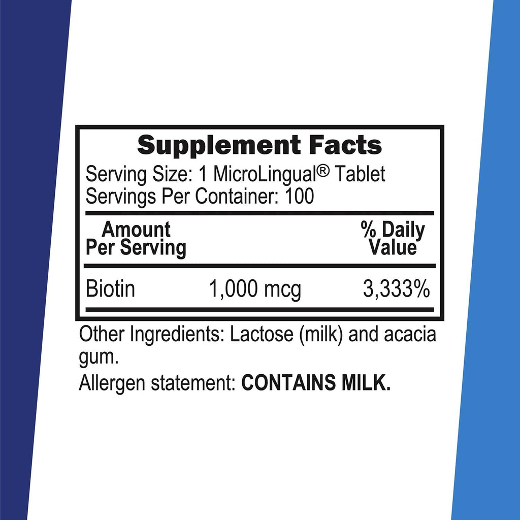 high potency biotin for hair growth
