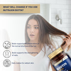 High potency biotin for hair health
