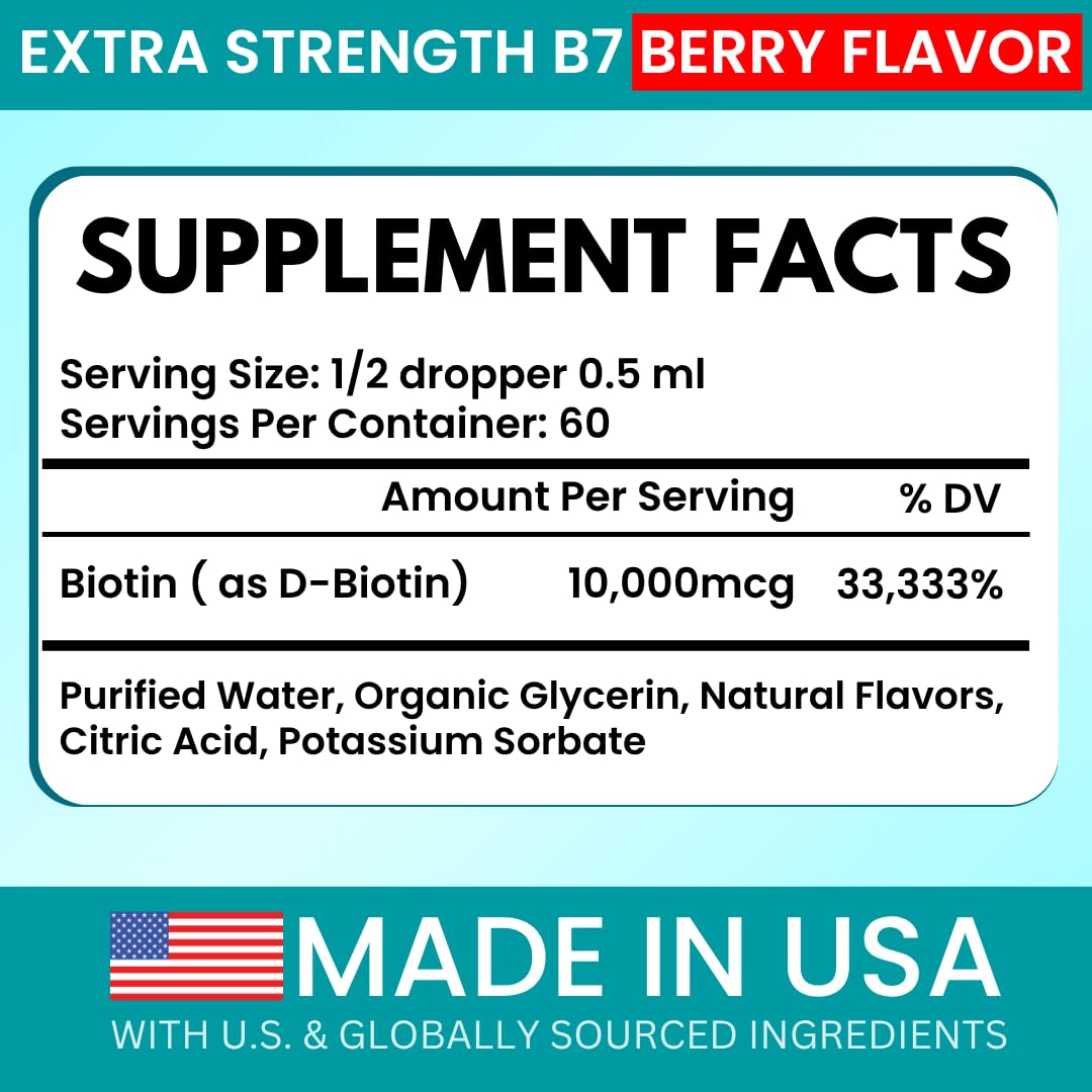 high potency biotin for hair