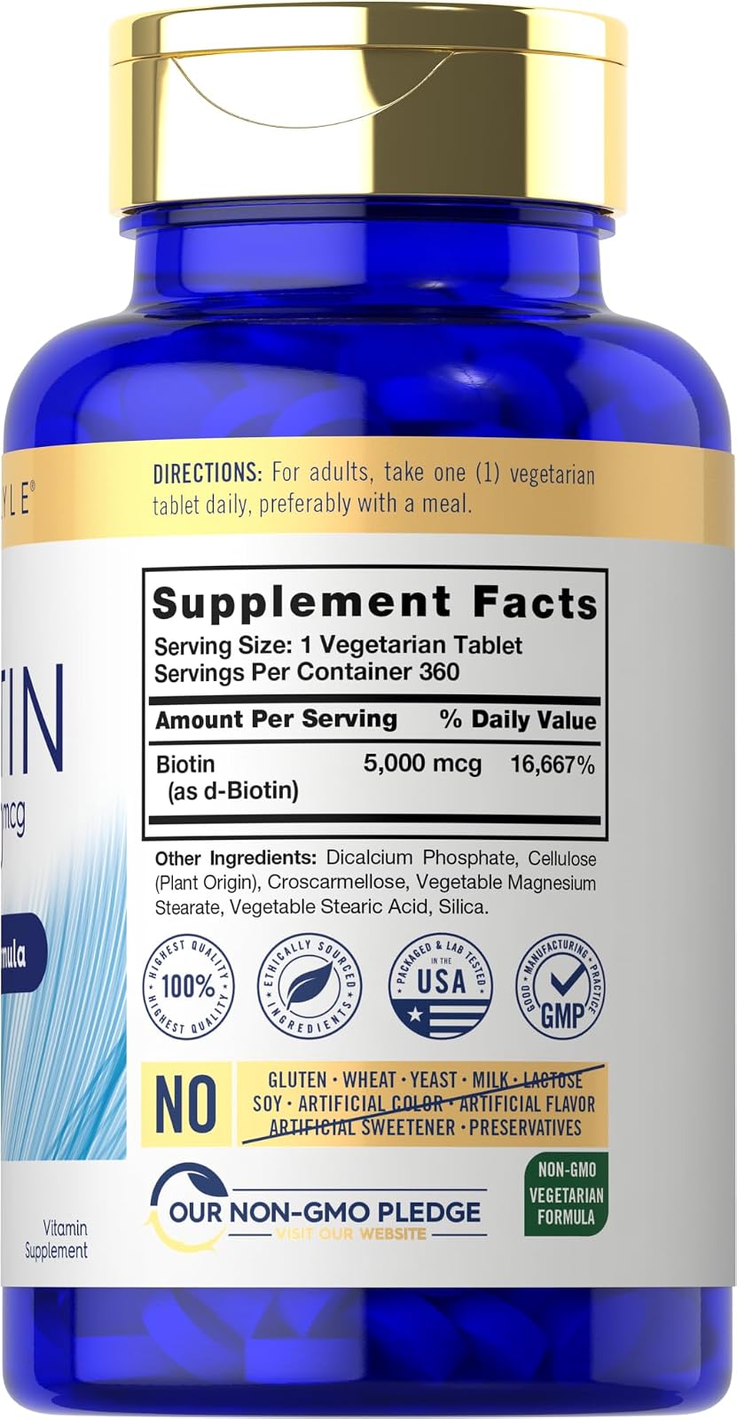 high potency biotin for hair