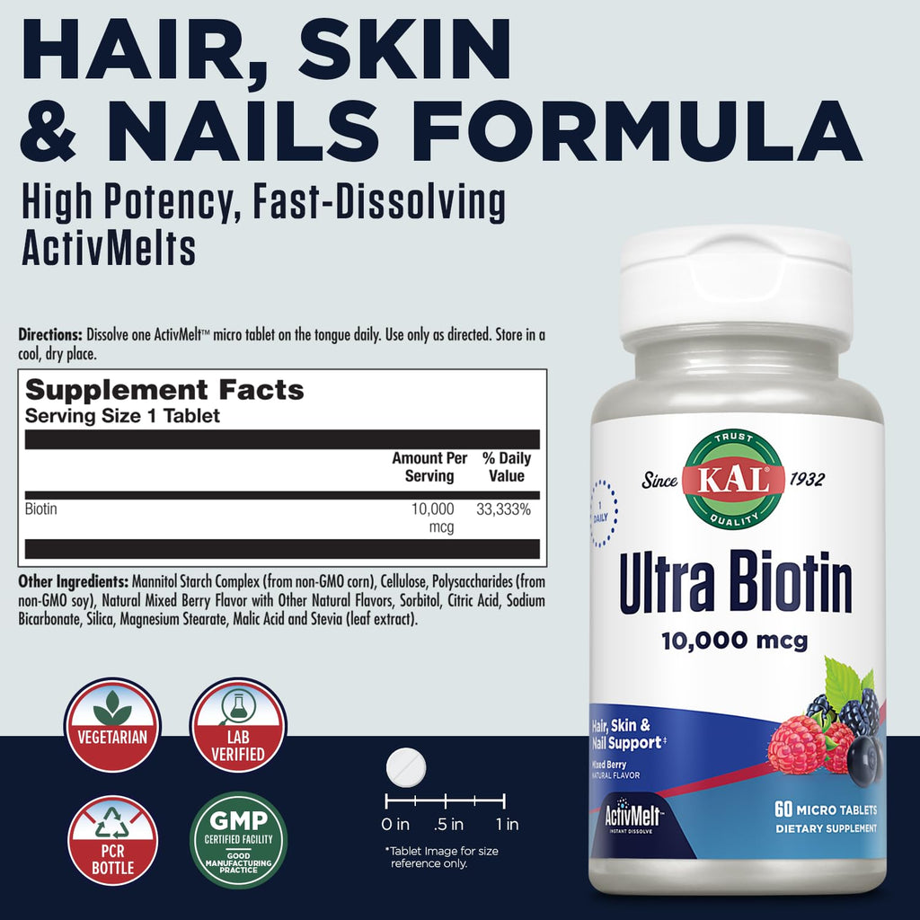 high potency biotin for hair
