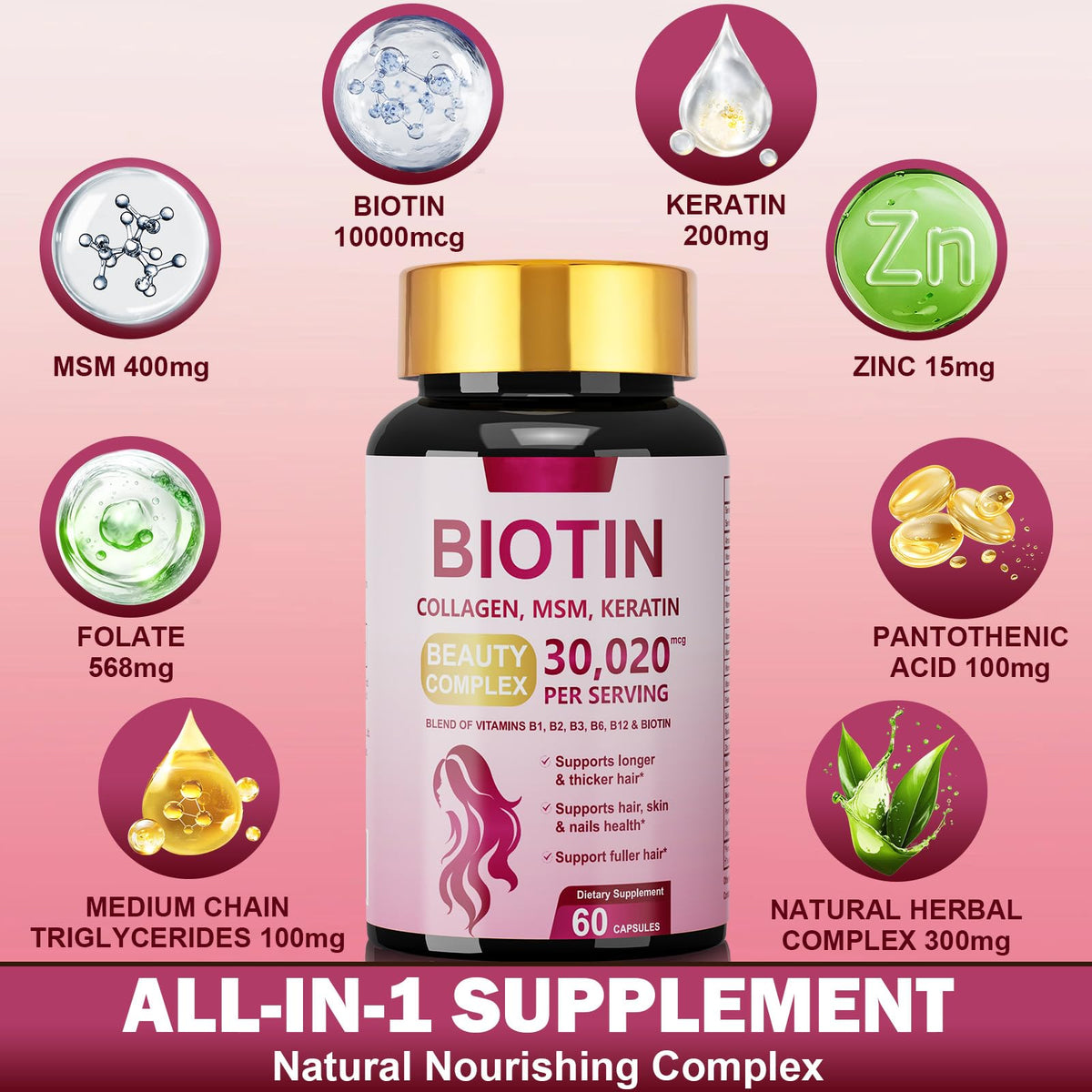 high potency biotin for hair