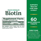 high potency biotin for healthy hair