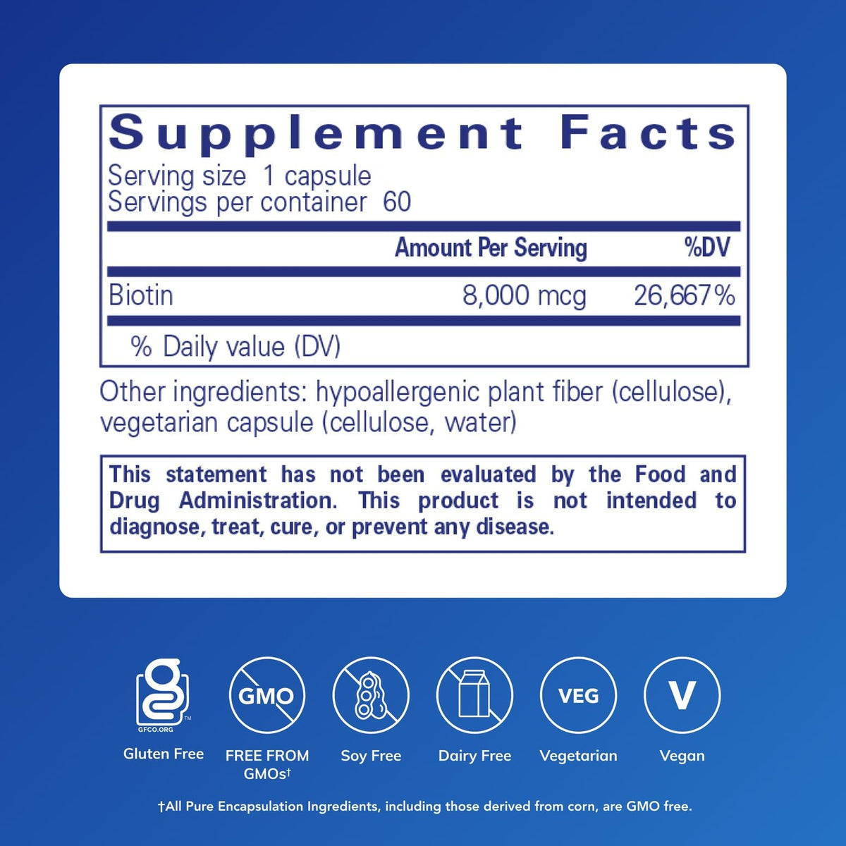 high potency biotin for healthy hair