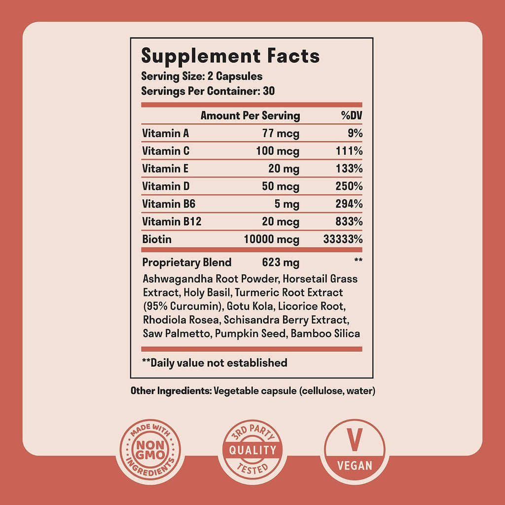 high potency biotin for healthy hair