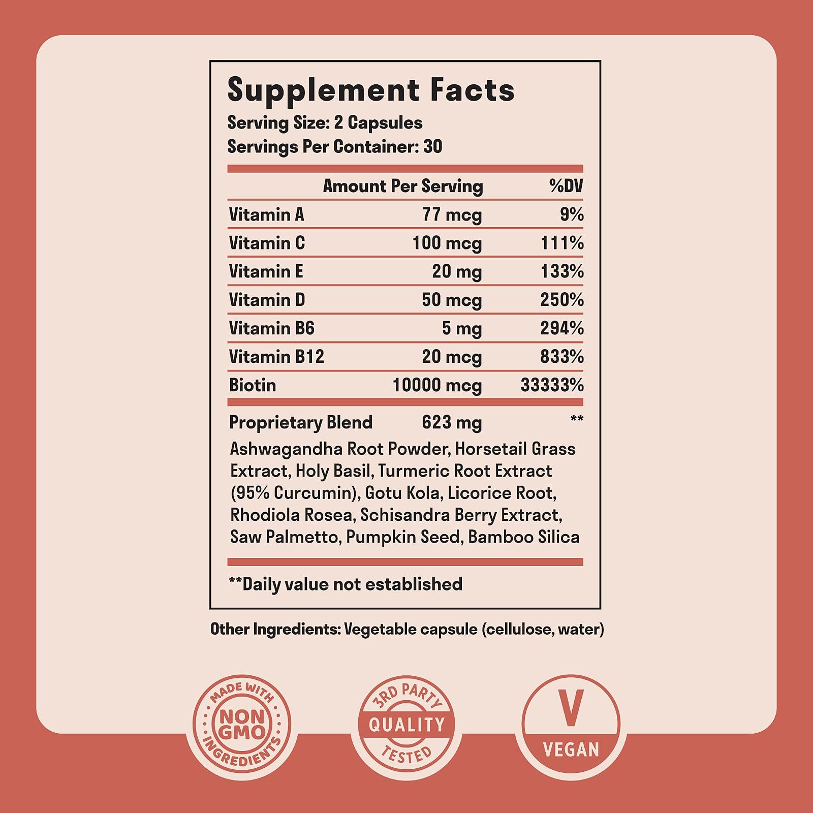 high potency biotin for healthy hair