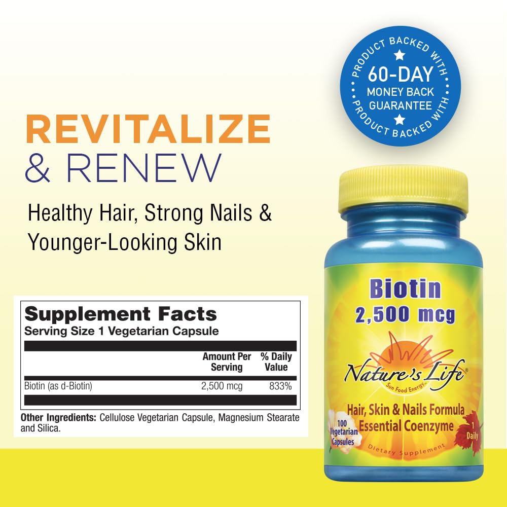 high potency biotin for healthy hair
