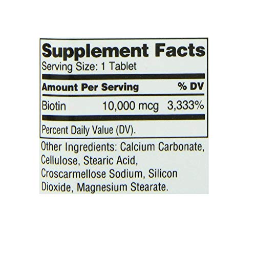 high potency biotin for healthy hair