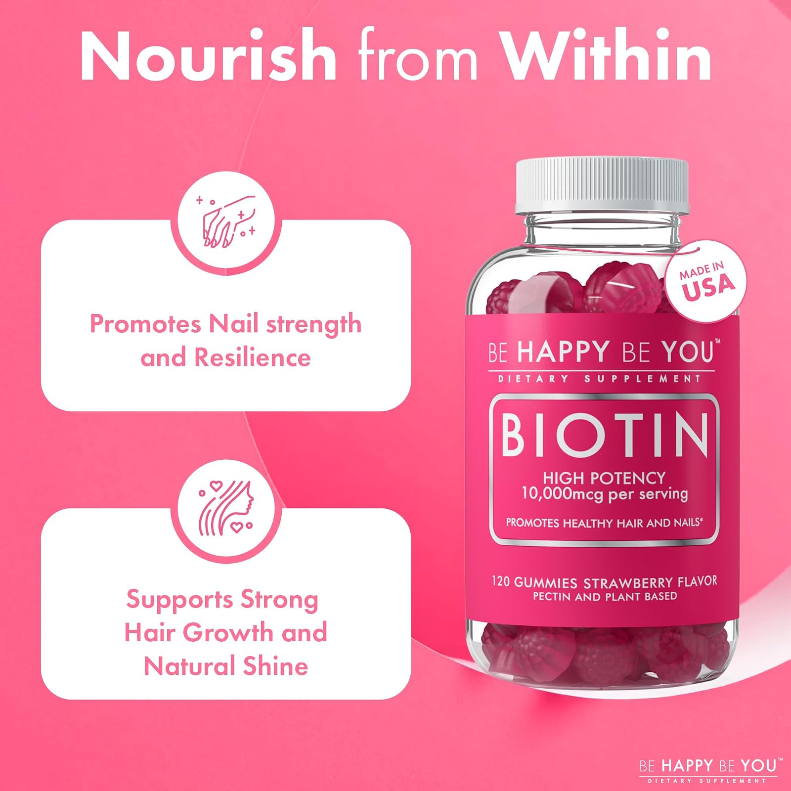 high potency biotin supplement 10,000 mcg