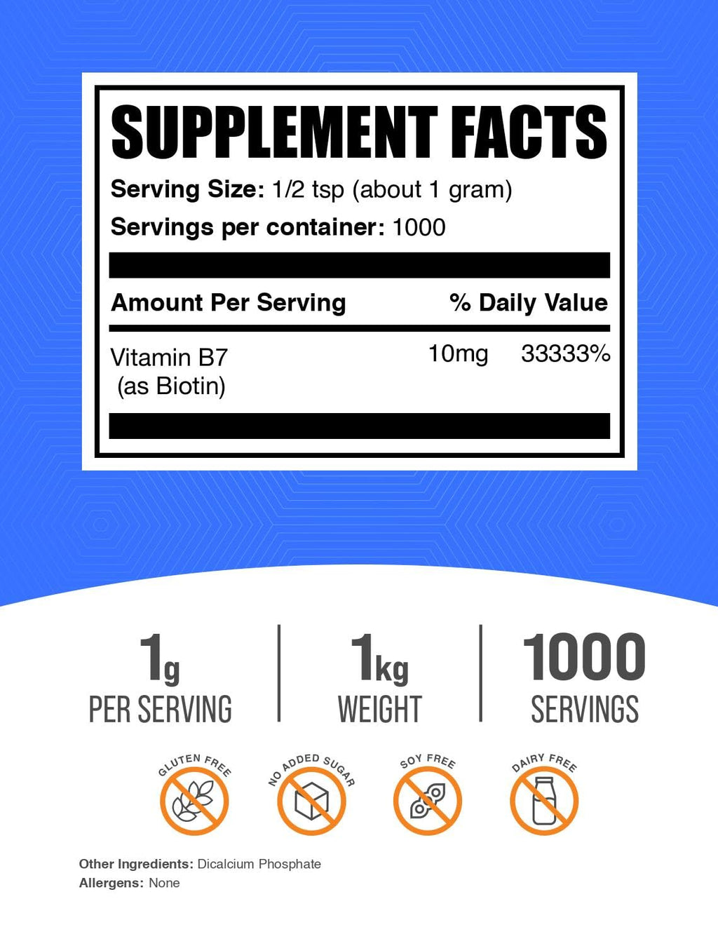 high potency biotin supplement 10000 mcg