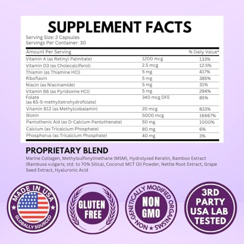 high potency biotin supplement 25000 mcg
