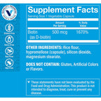 high potency biotin supplement 500 MCG