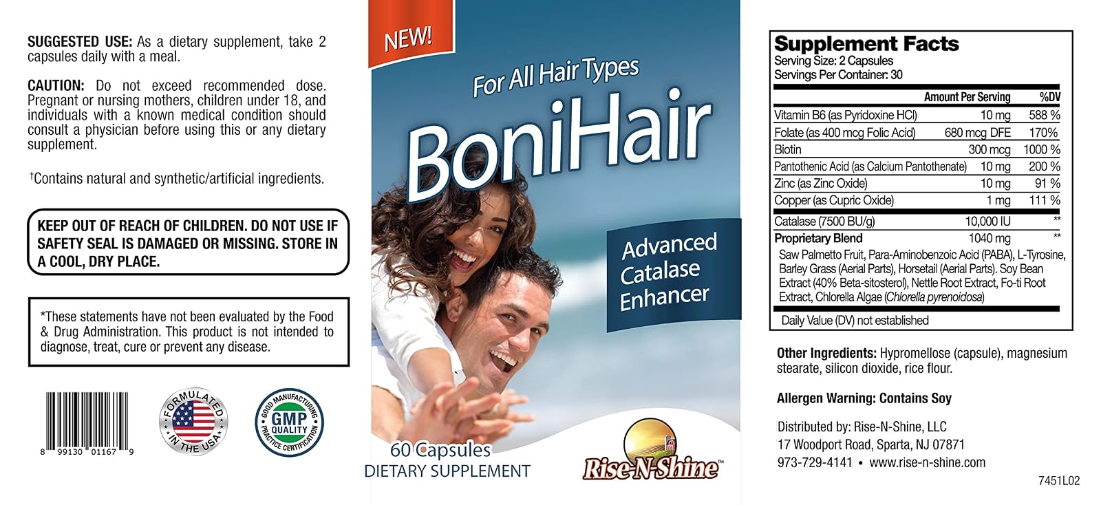 High potency biotin supplement for vitality