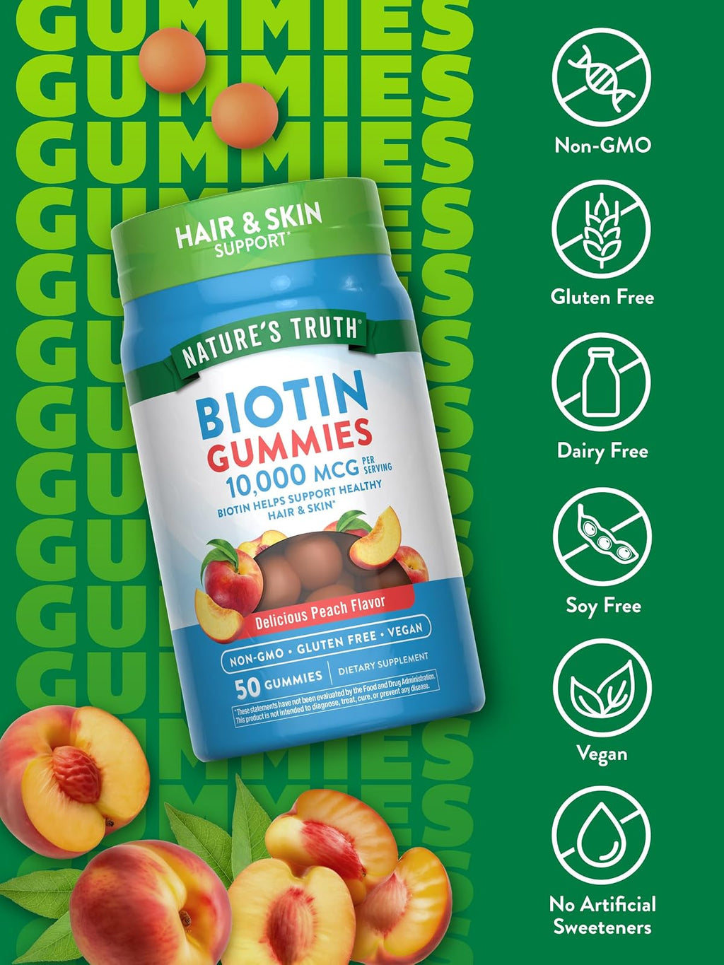 high potency biotin supplement gummies