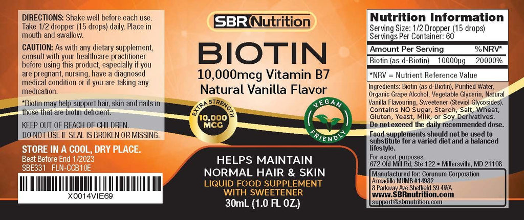 high potency biotin supplement