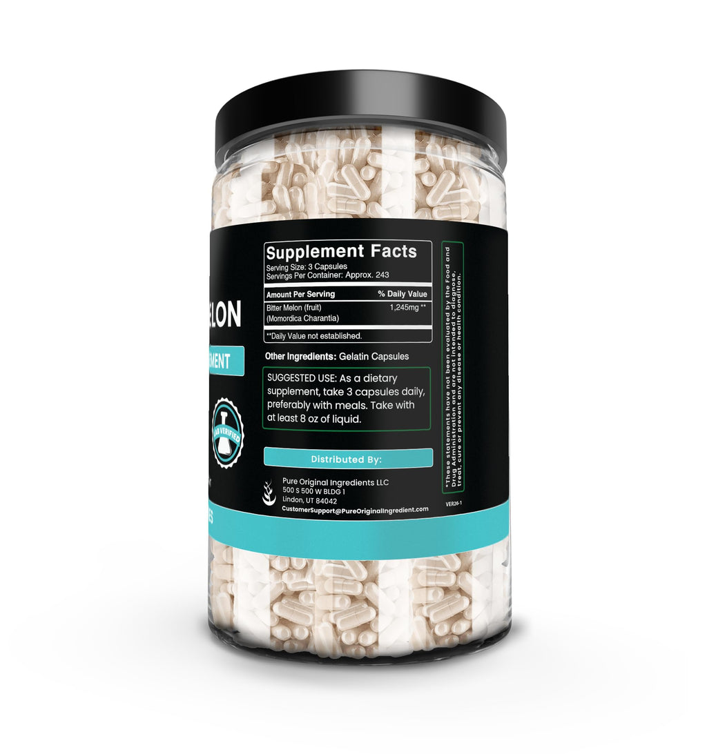 high potency bitter melon capsules