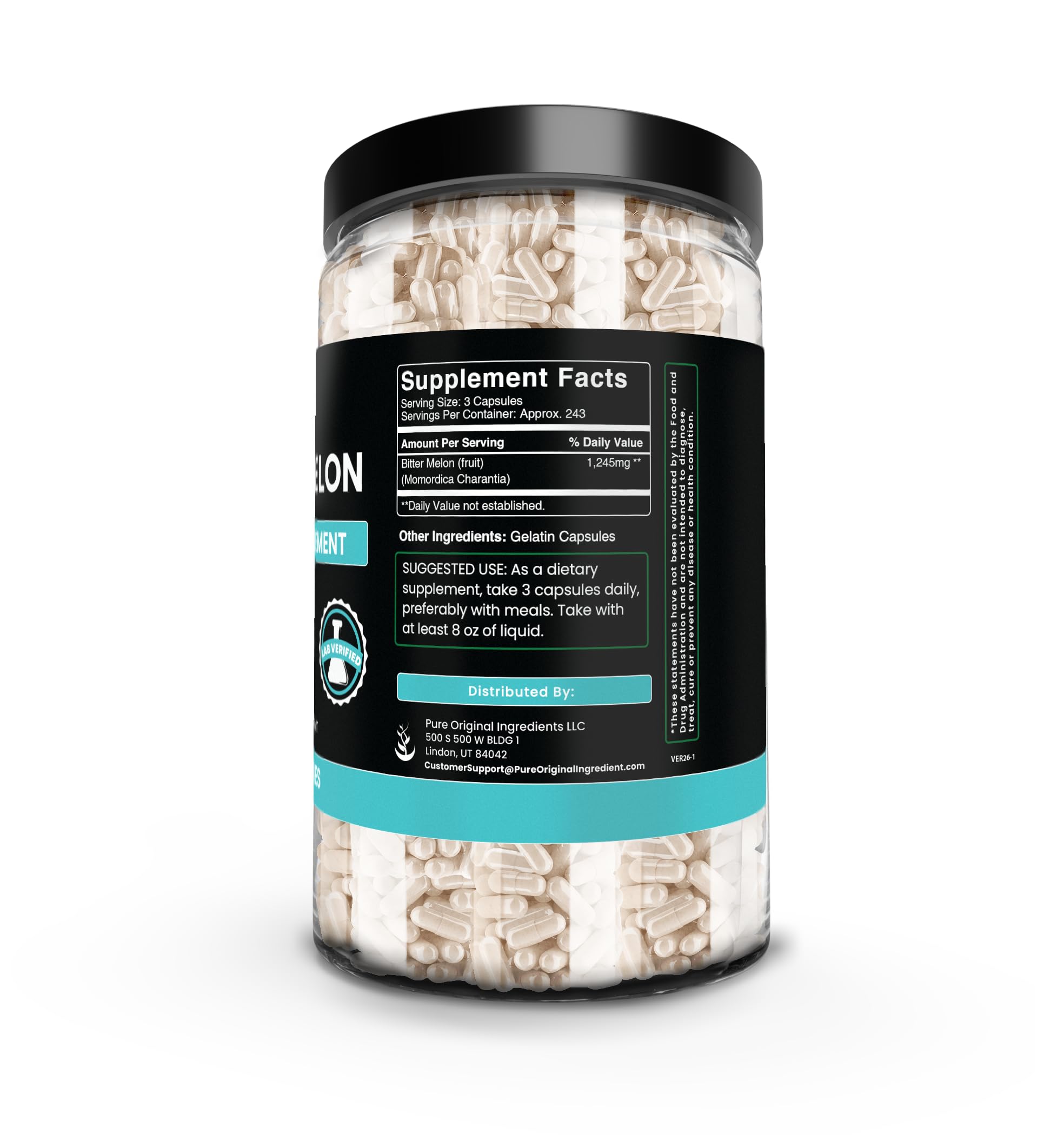 high potency bitter melon capsules