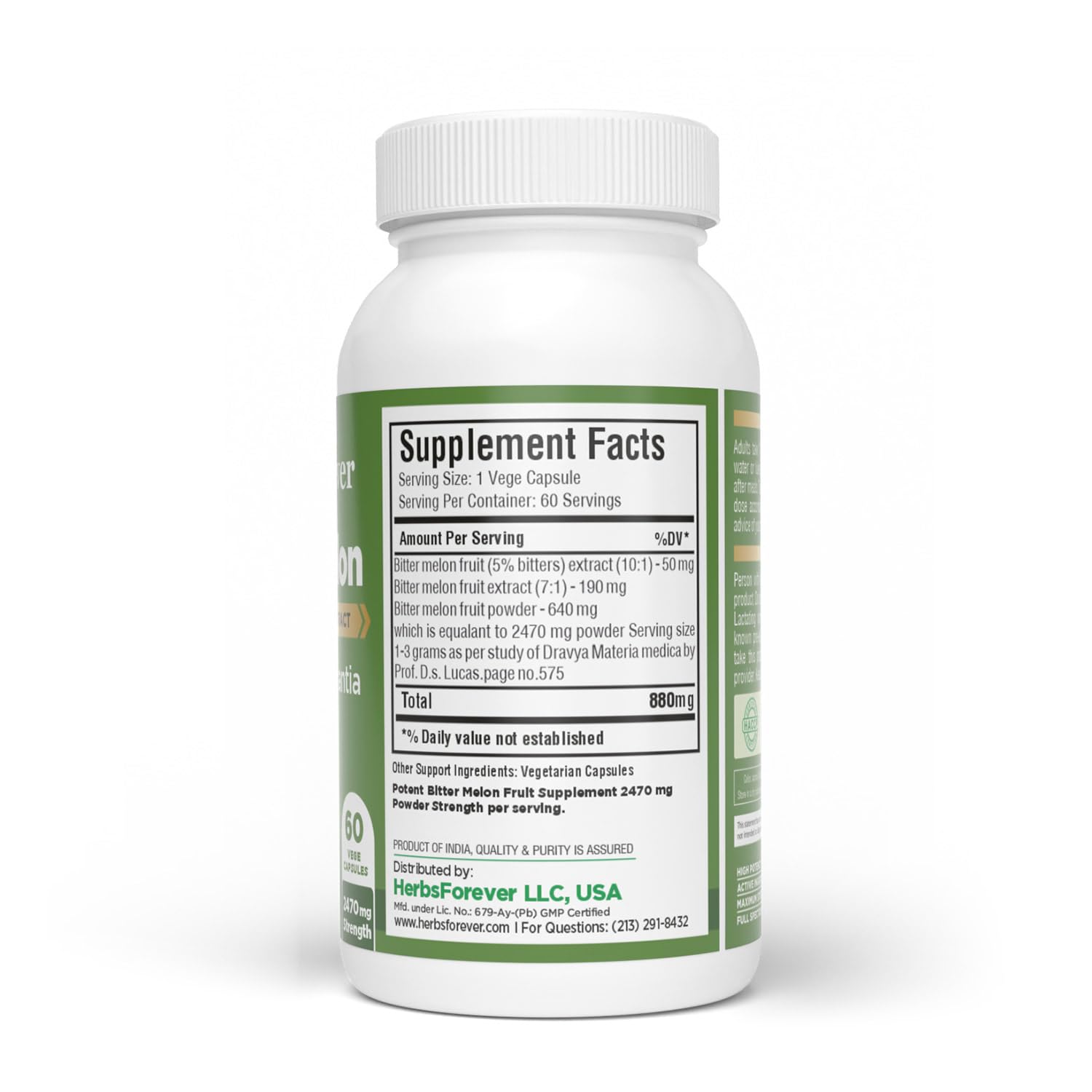 high potency bittermelon fruit powder