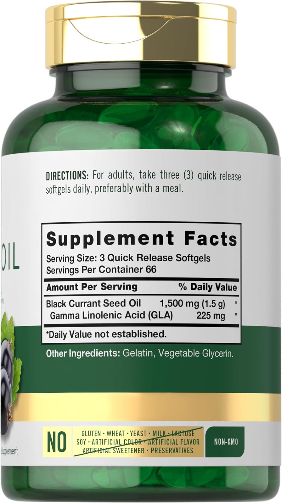 high potency black currant oil