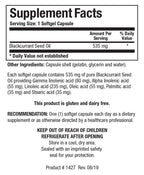 High potency black currant softgels