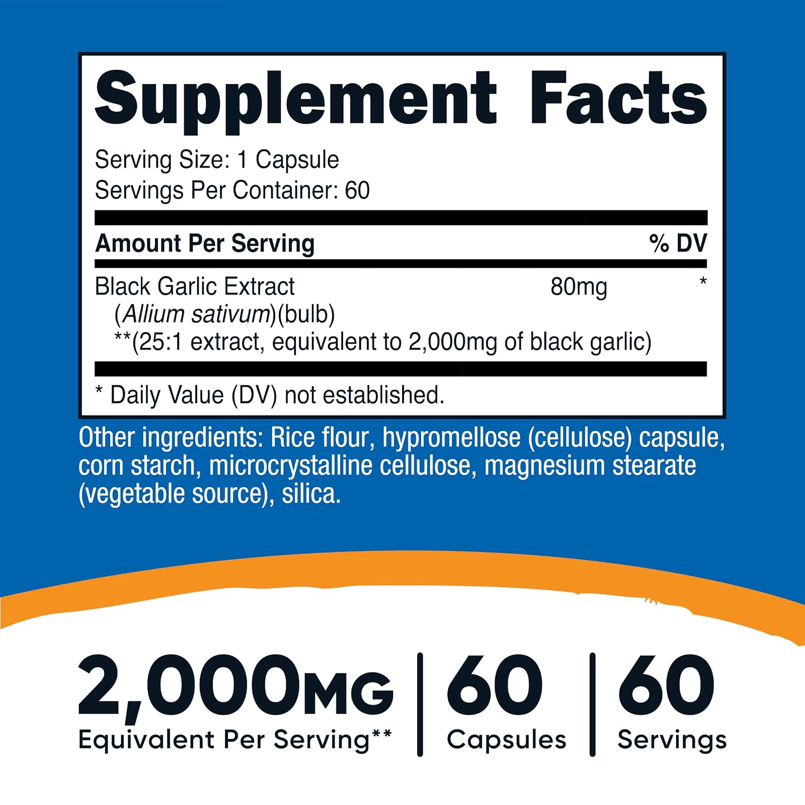 high potency black garlic capsules